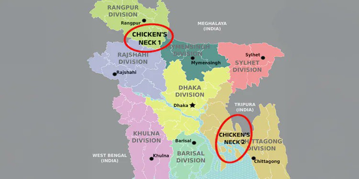 Chittagong And Rangpur Corridors – Know All About Two Chicken Necks Of ...