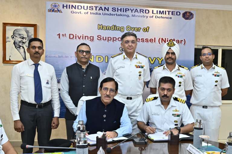 INS Nistar: First Indigenously Designed, Constructed Diving Support ...