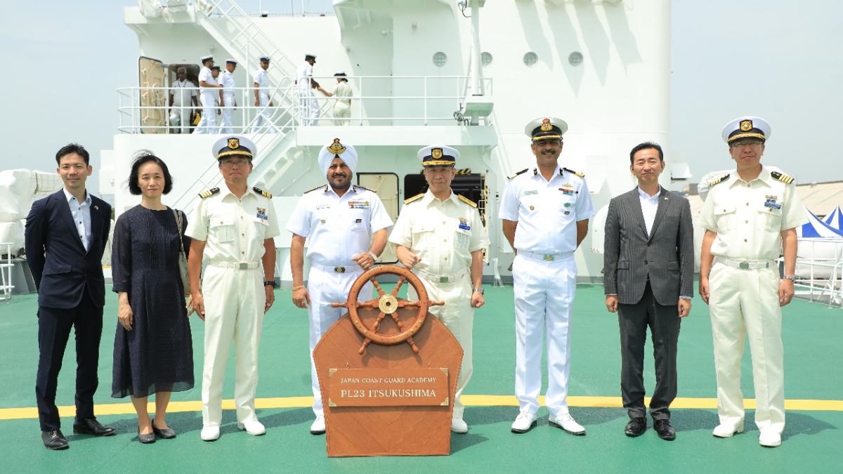 Japan Coast Guard Ship ‘Itsukushima’ Arrives In Chennai To Strengthen ...